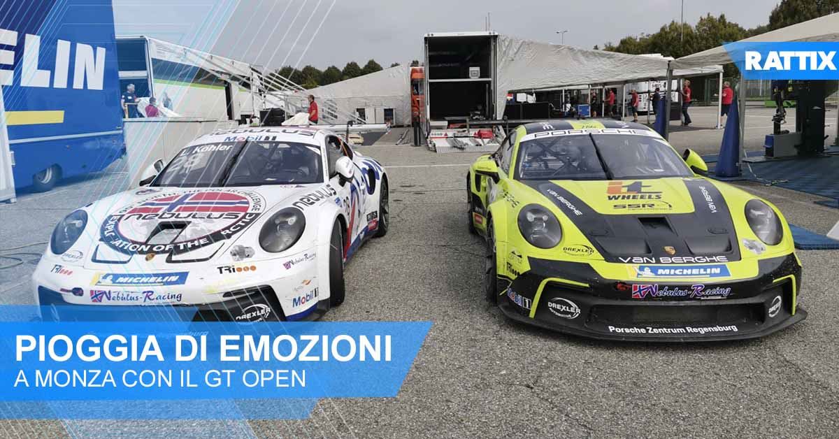 PIOGGIA DI EMOZIONI A MONZA CON IL GT OPEN | Auto Rattix