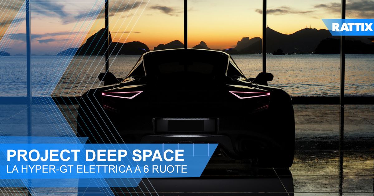 PROJECT DEEP SPACE. La hyper-GT elettrica a 6 ruote | Auto Rattix