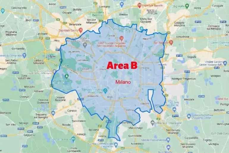 Area B Milano 2026: mappa e normative | Auto Rattix